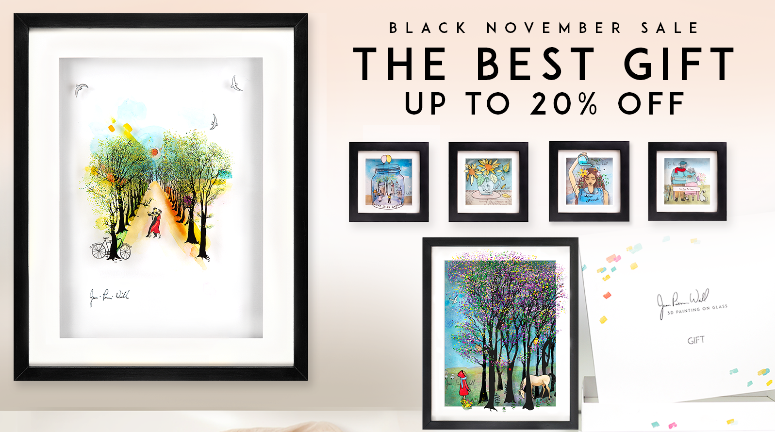 Jean-Pierre Weill - 3D paintings on glass